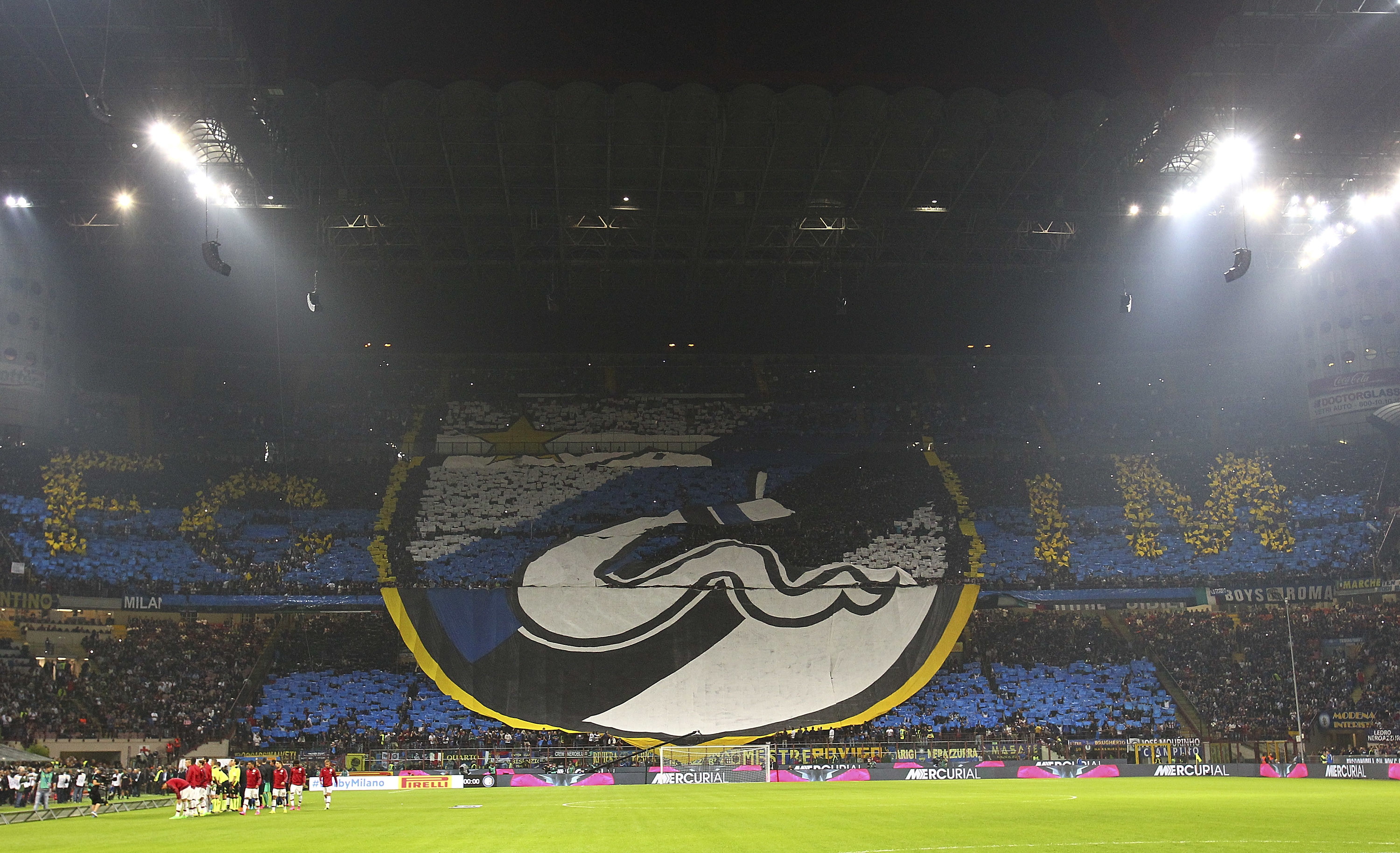 Il derby di Milano parte dalle curve | Foto - Sportmediaset