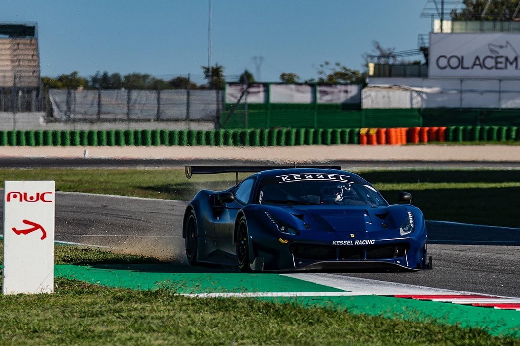 Valentino Rossi, test con la Ferrari 488 GT3 a Misano | News ...