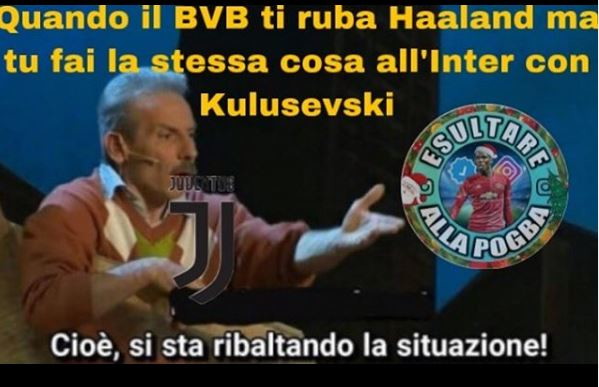 Juventus-Kulusevski, superata l'Inter: i migliori meme | Foto ...