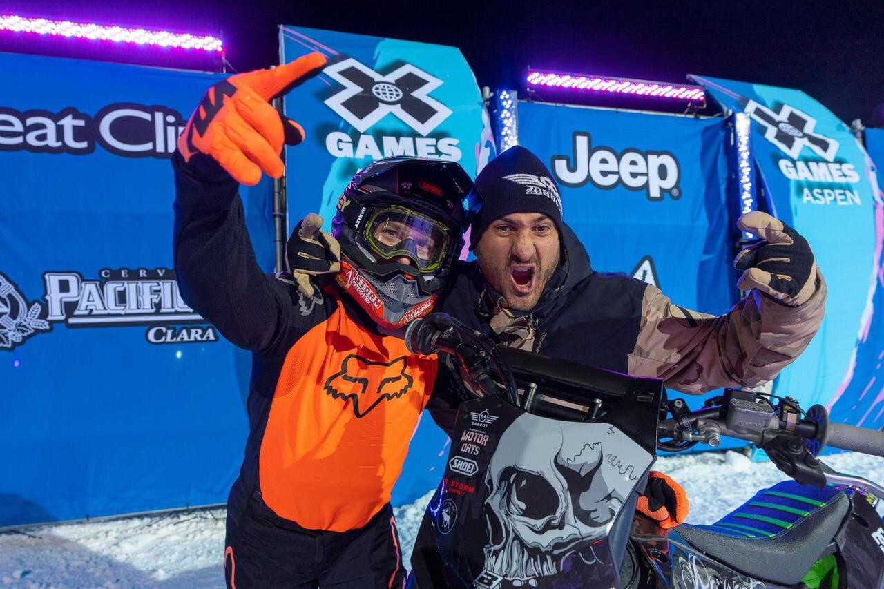 Leonardo Fini quinto nella gara di Best Trick in snowbike agli XGames ...