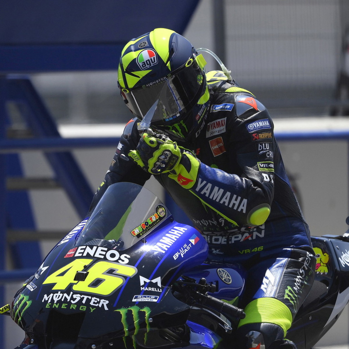 MotoGP, Rossi: "Solito problema di gomme, poi si è accesa una spia ...