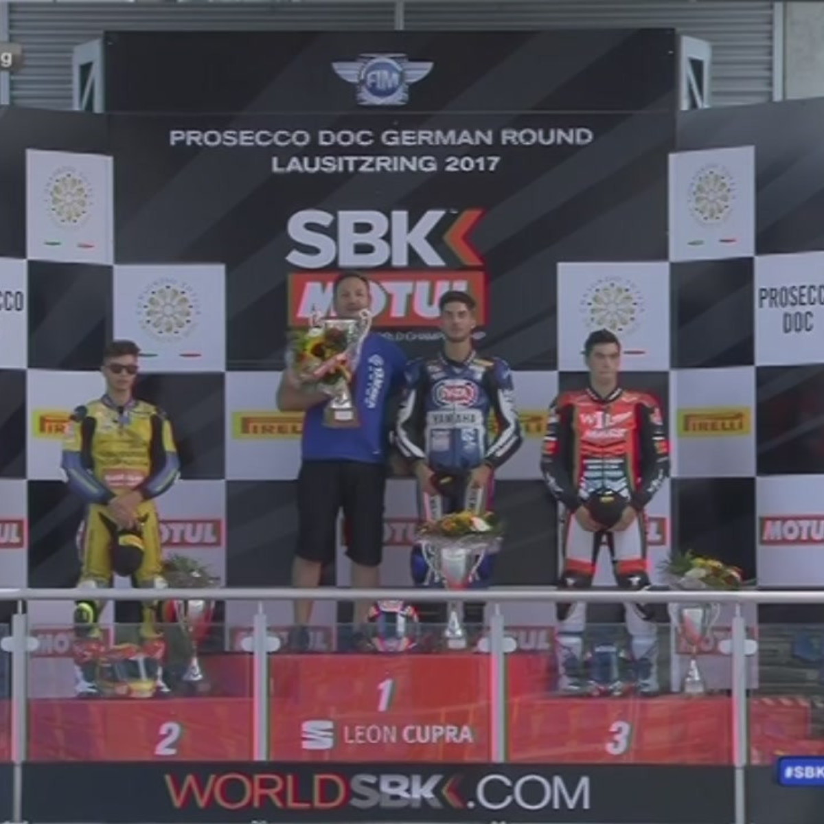 Il podio della Ssp 300 | Video - Sportmediaset