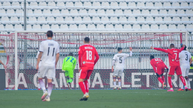 Balotelli, primo gol con il Monza | Foto - Sportmediaset