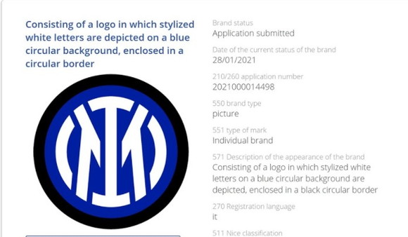 Inter, ecco il nuovo logo: c'è la richiesta per il trademark | News ...