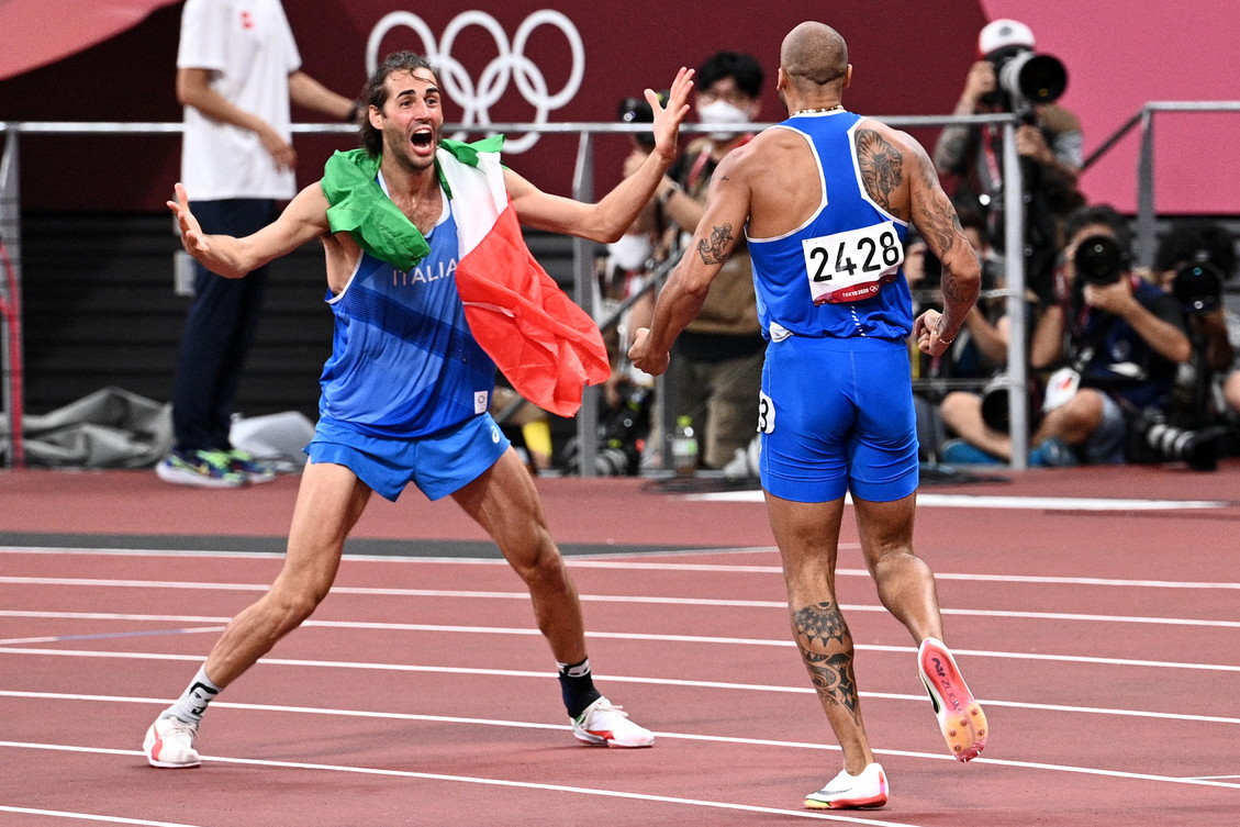 Tokyo 2020, Tamberi in lacrime davanti al gesso dell'infortunio del ...