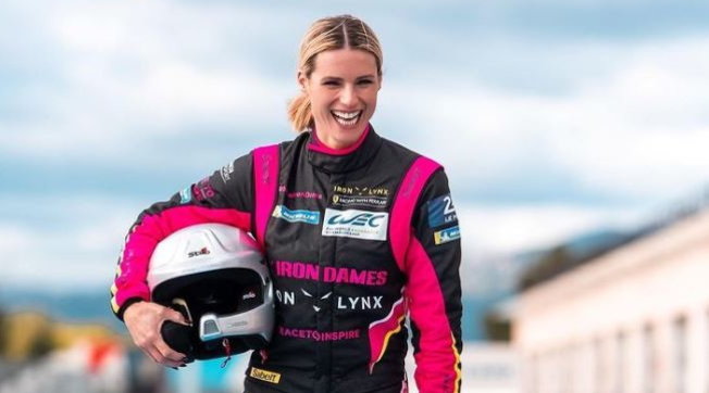 La Hunziker scende in pista con Iron Lynx | Foto - Sportmediaset