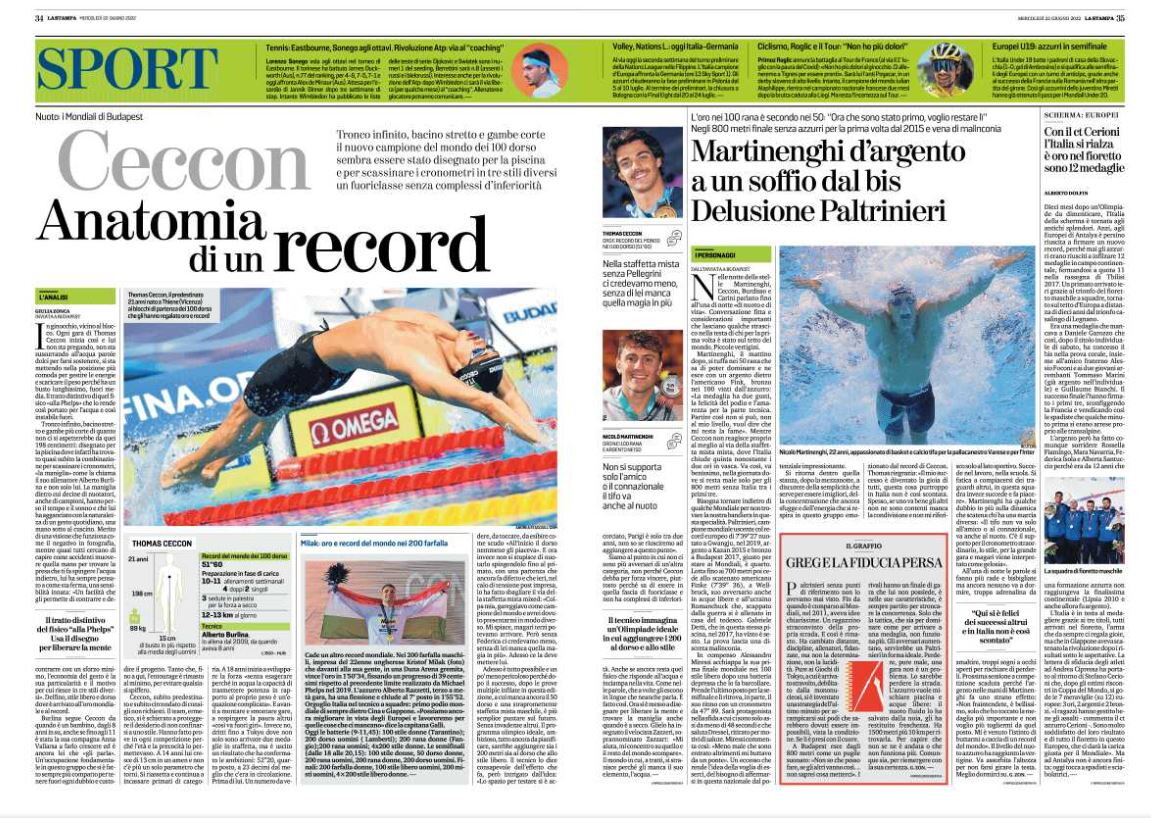 I giornali del 22 giugno