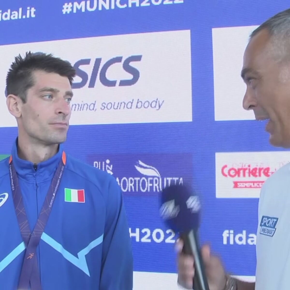 Giupponi: "Contento per la prima medaglia azzurra"