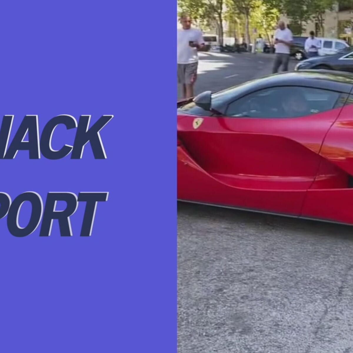 Benzema sfreccia: la sua Ferrari è da urlo | Video - Sportmediaset