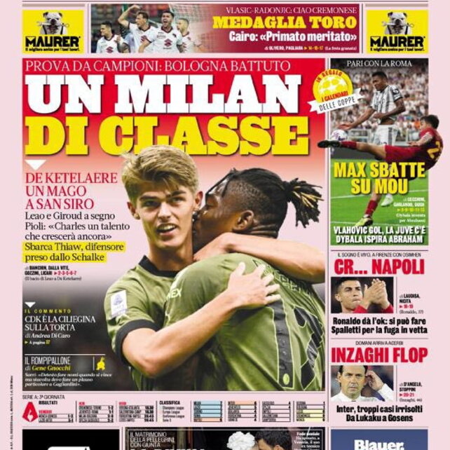 I giornali: domenica 28 agosto 2022