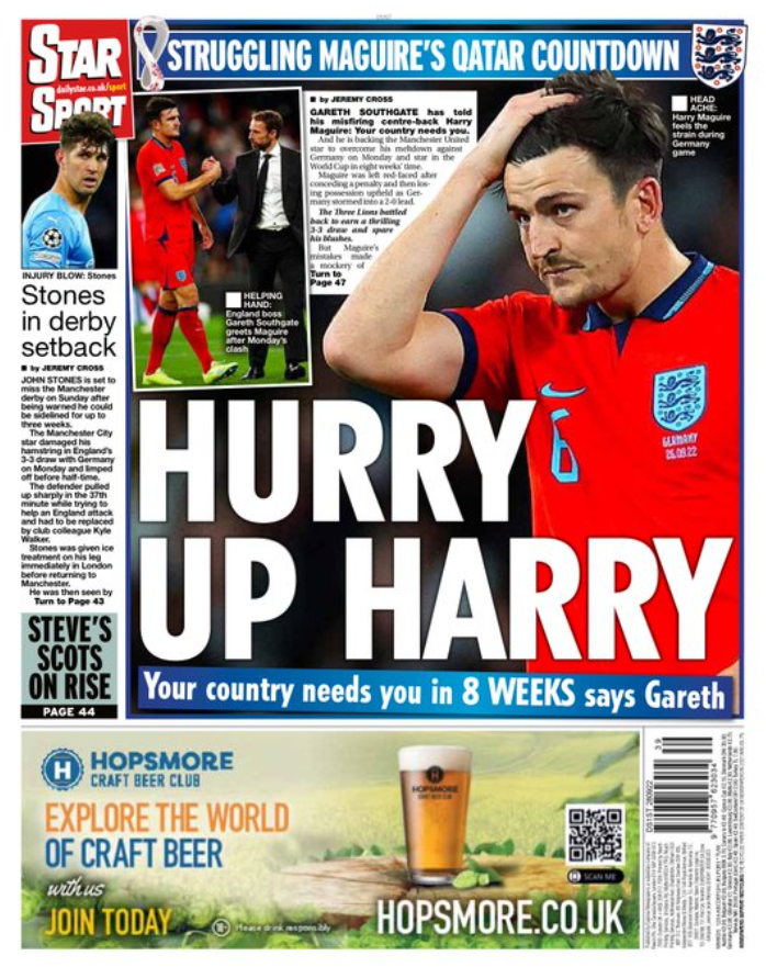 I giornali del 28 settembre