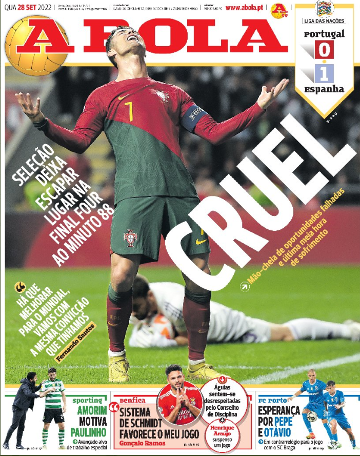 I giornali del 28 settembre