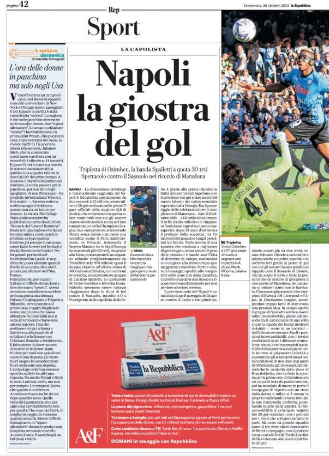 I giornali del 30 ottobre