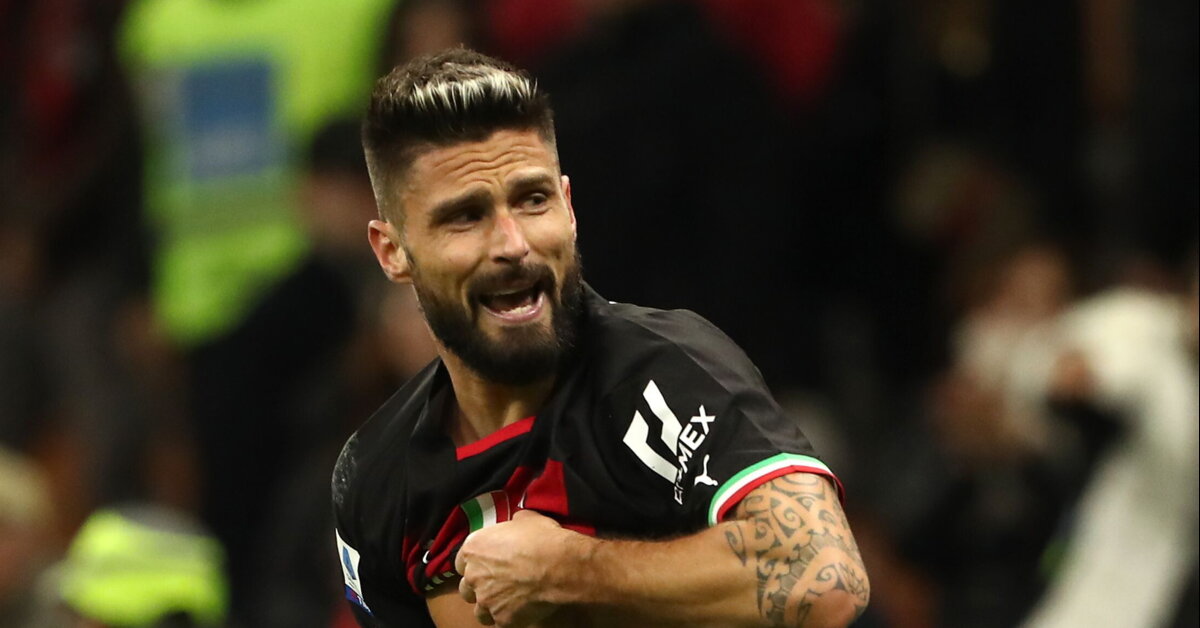 Milan, Giroud: "Sono arrabbiato per l'espulsione"