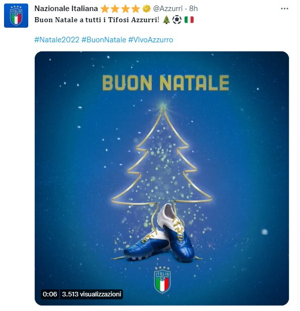 Natale, gli auguri del calcio