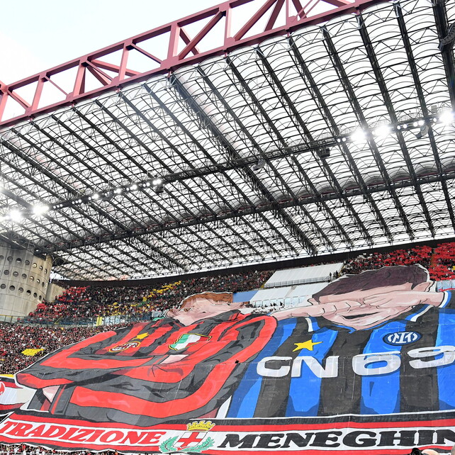 Derby di Milano: le più belle coreografie a San Siro