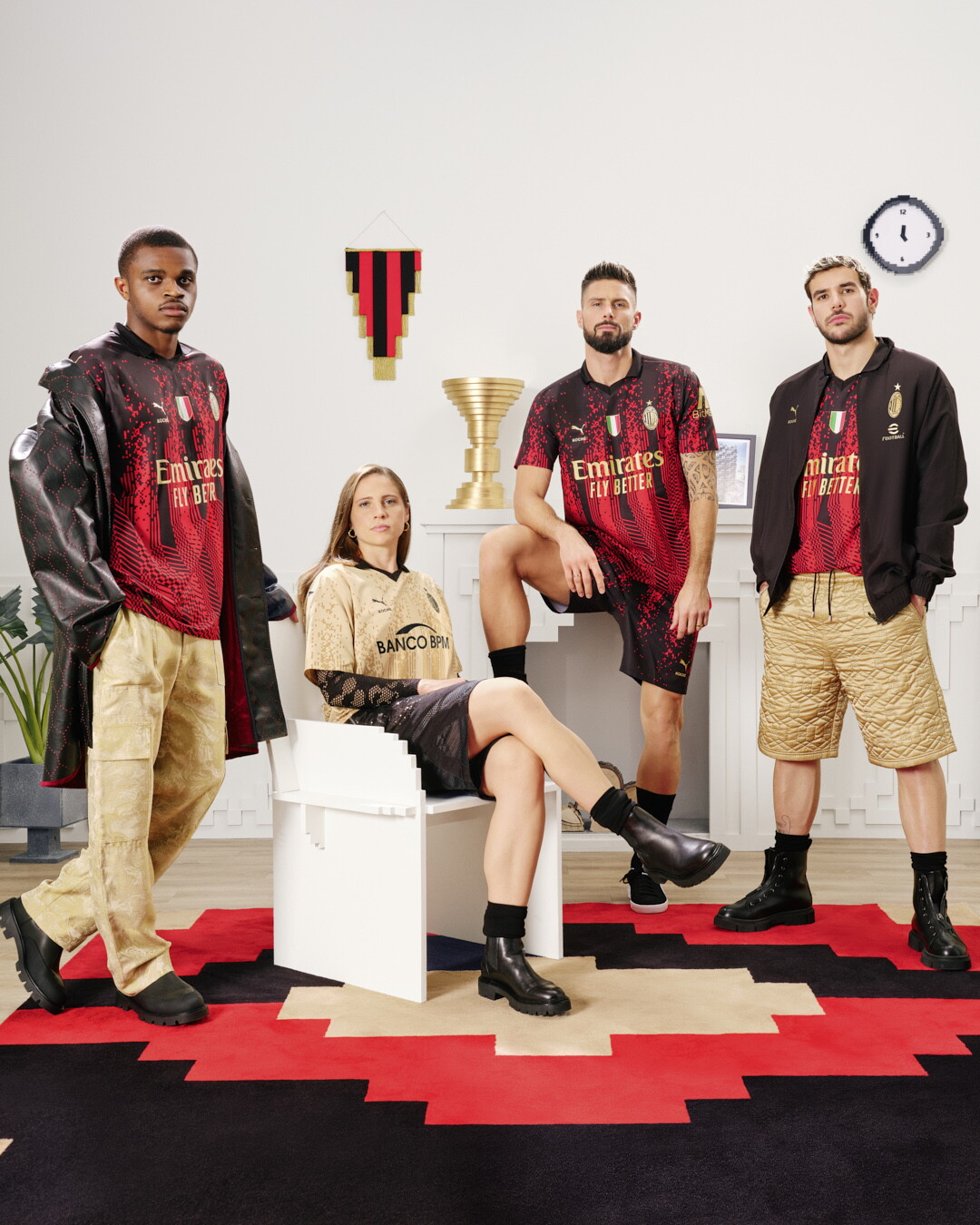 Milan, nuovo Fourth Kit ispirato agli 8 bit di Puma