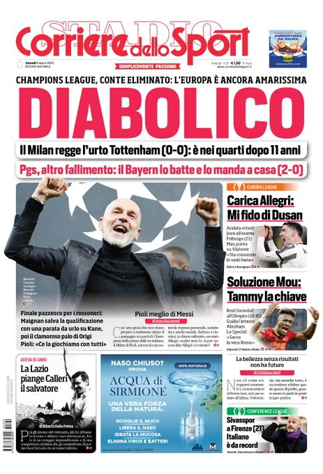 I giornali: 9 marzo 2023