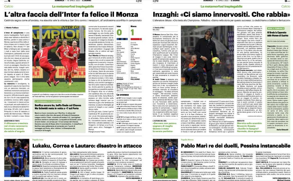 I giornali: domenica 16 aprile