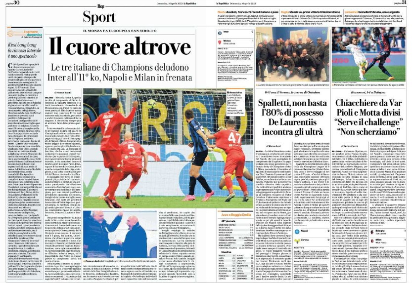 I giornali: domenica 16 aprile