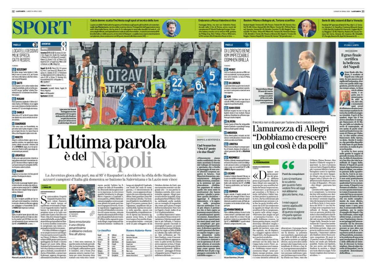 I giornali: 24 aprile 2023