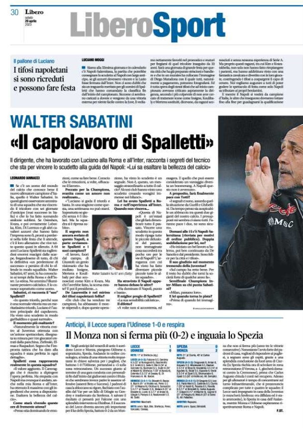I giornali del 29 aprile 2023