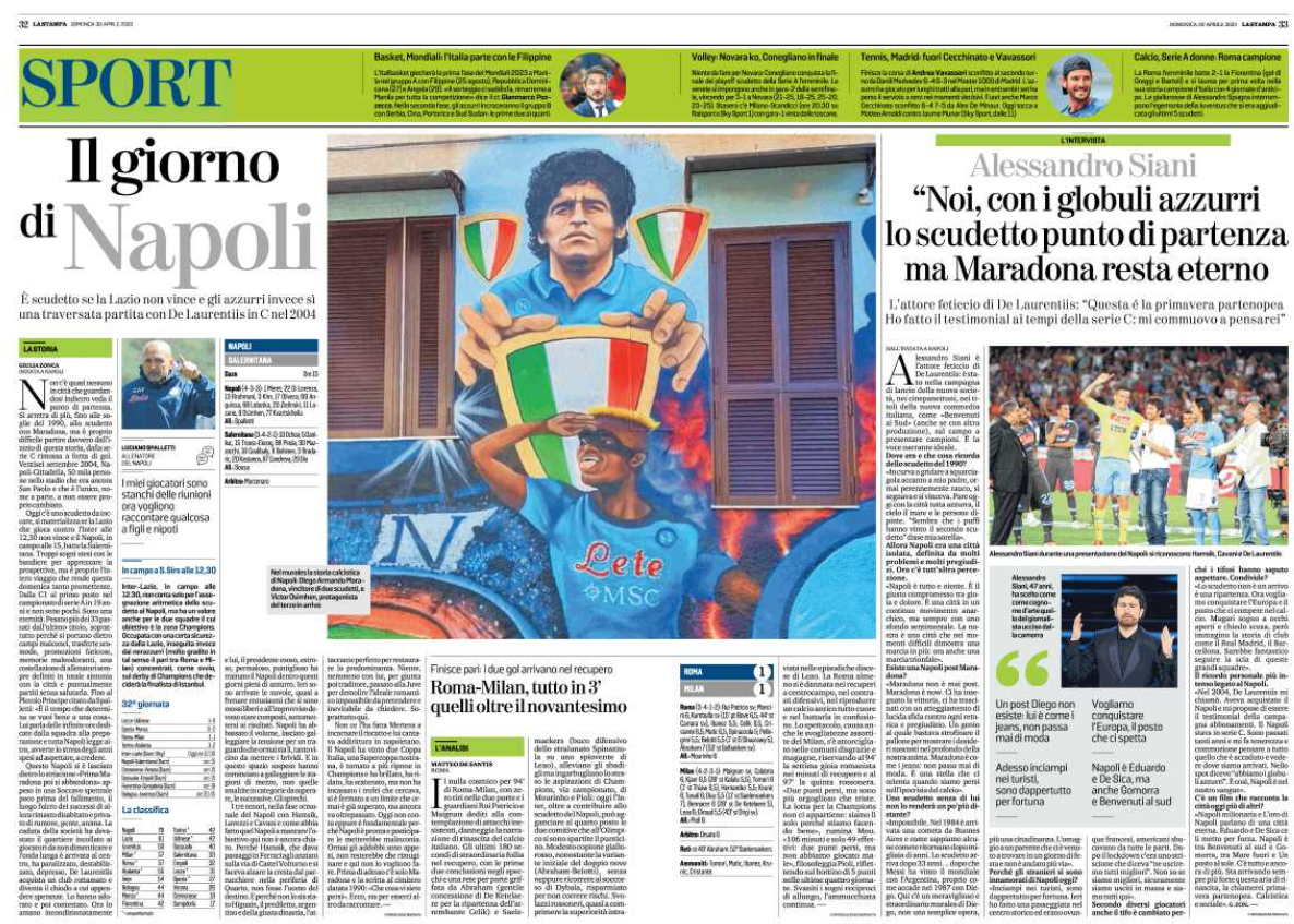 I giornali: domenica 30 aprile 2023