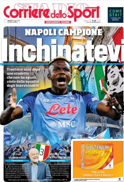 Scudetto Napoli LIVE: i tifosi aspettano i campioni d'Italia