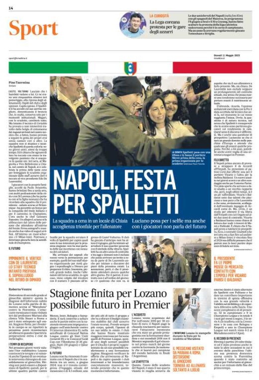 I giornali: 11 maggio 2023