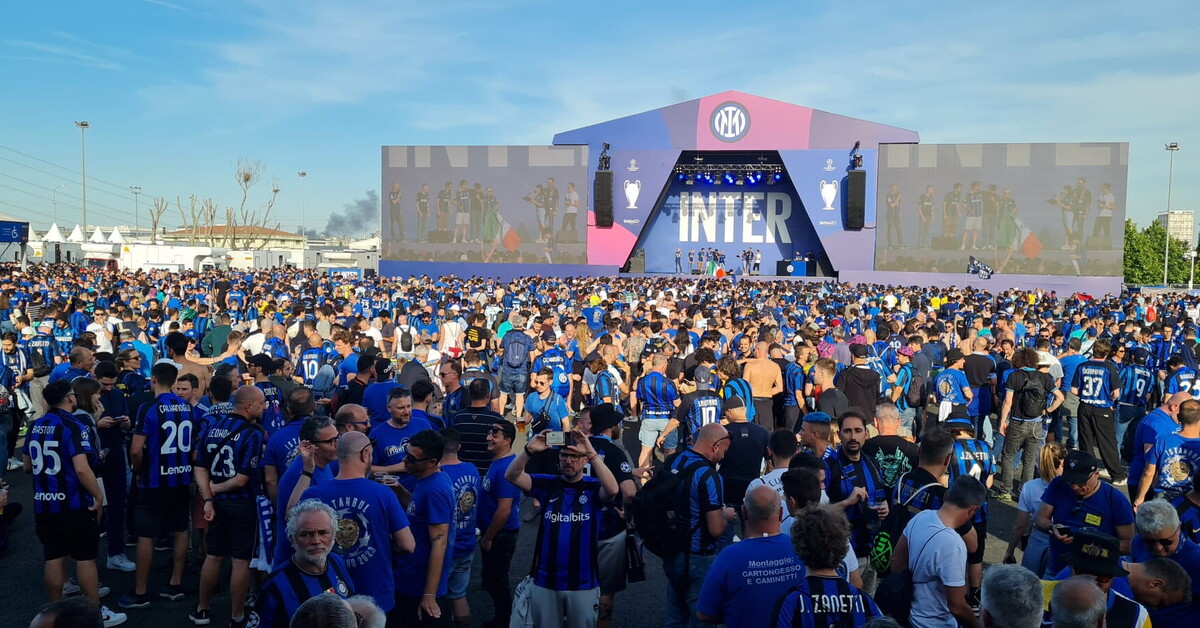 Manchester City-Inter, i tifosi alla Fan Zone di Istanbul