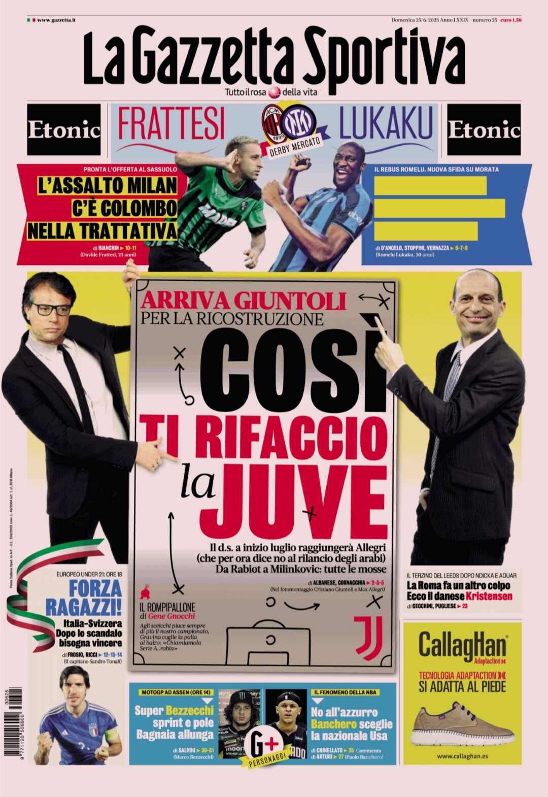 I giornali del 25 giugno 2023