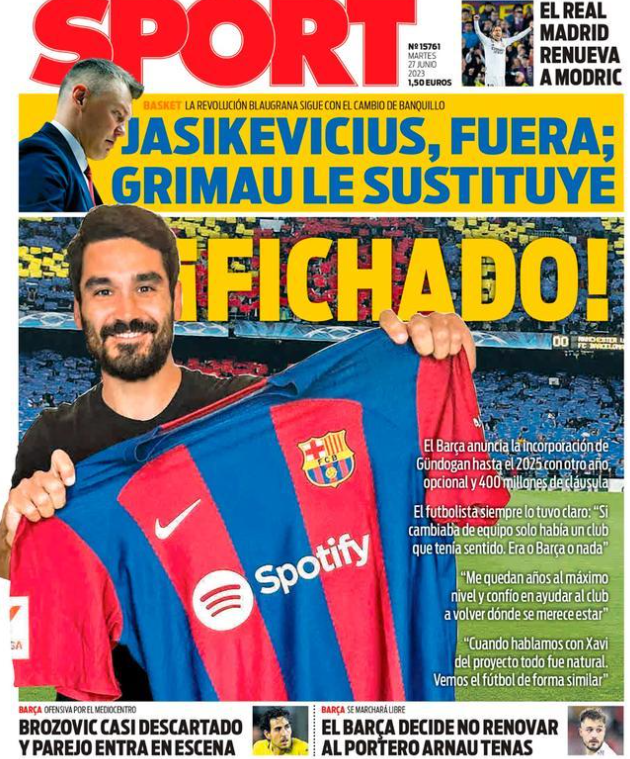 I giornali del 27 giugno 2023