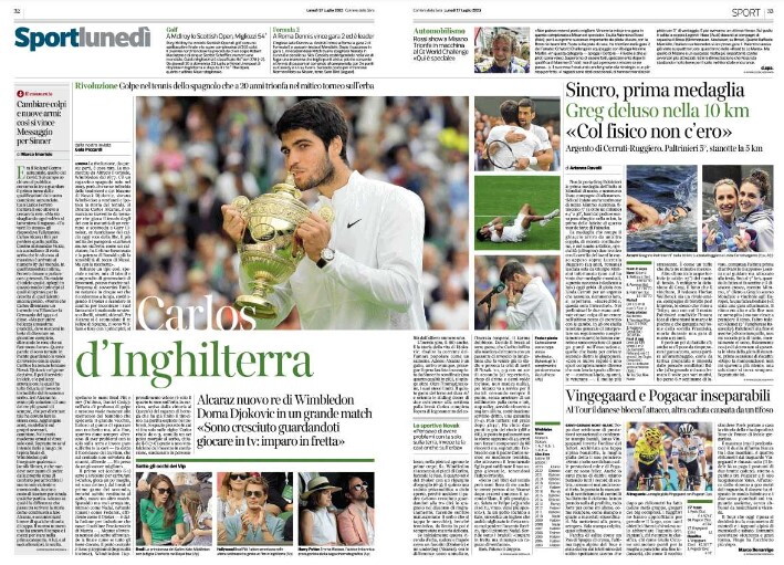 I giornali: lunedì 17 luglio