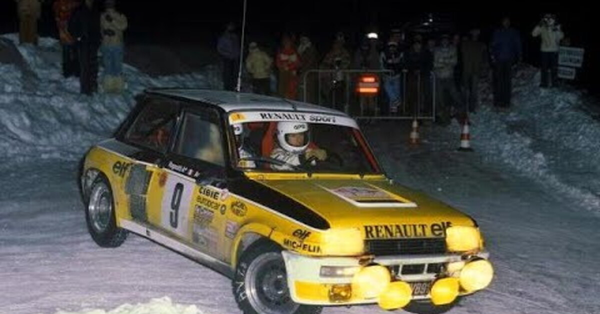 Renault R5 Turbo, l'apice nel 1981 con la vittoria del rally di Montecarlo