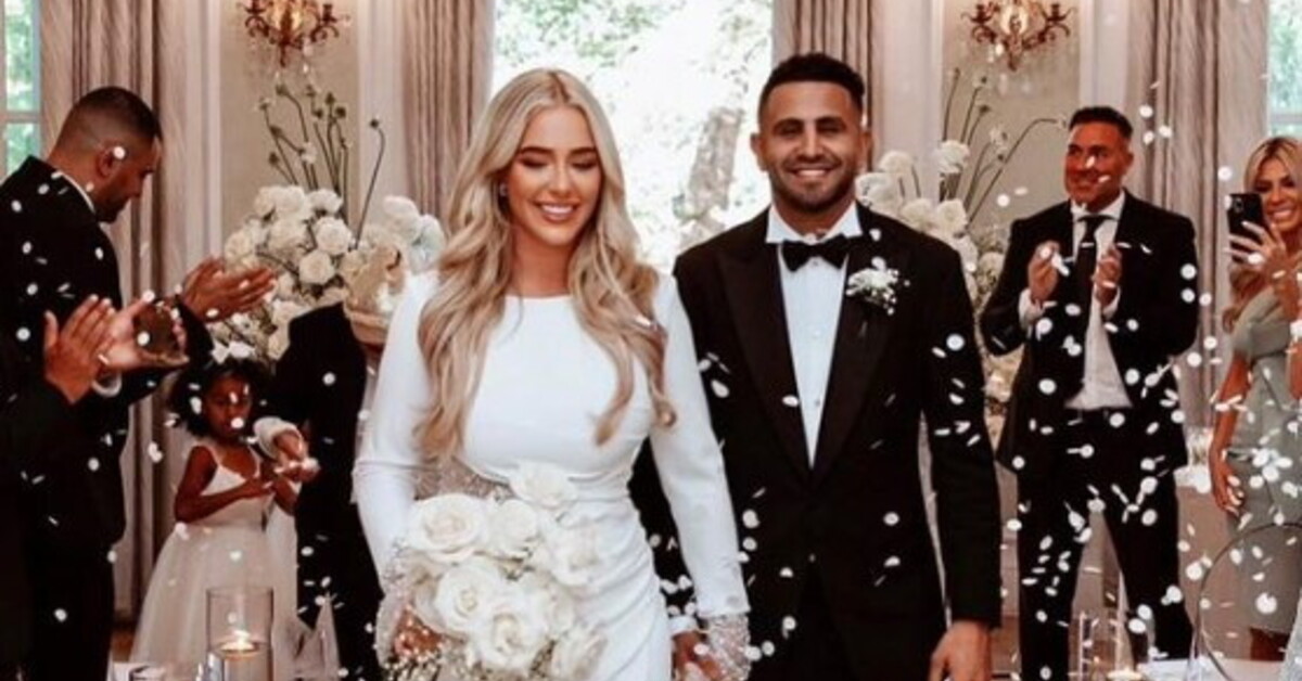 Mahrez risposa la sua splendida Taylor con matrimonio civile