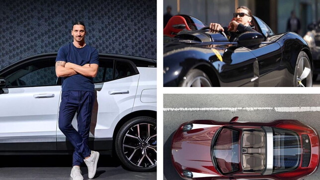 Il garage dei sogni di Zlatan Ibrahimovic: Ferrari, Porsche e... Volvo