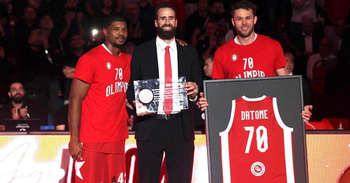 Datome, la notte più bella: l'Olimpia lo inserisce nella sua Hall of Fame