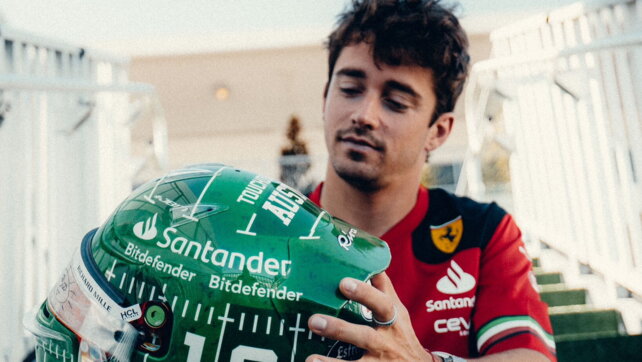 Leclerc gioca a football: touchdown ad Austin