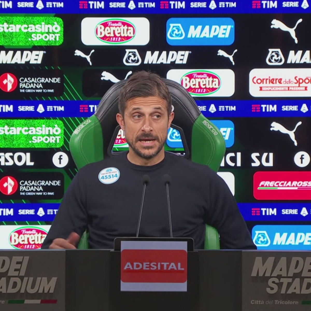 Dionisi: "Molto meglio che contro la Lazio"