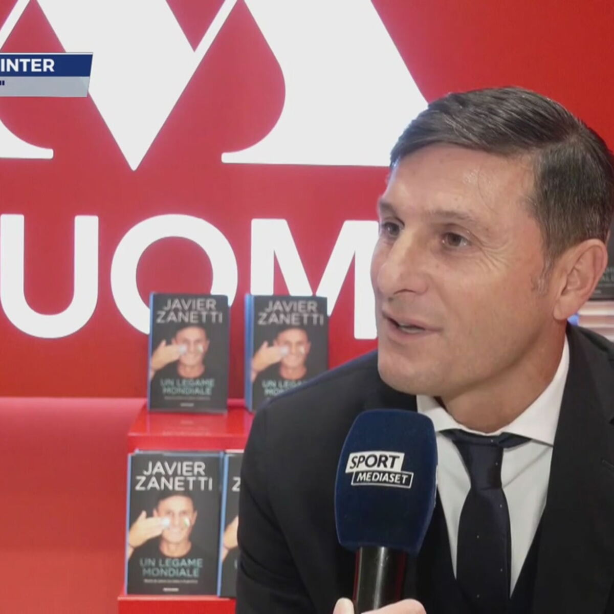 Zanetti tra libro e Inter | Video - Sportmediaset