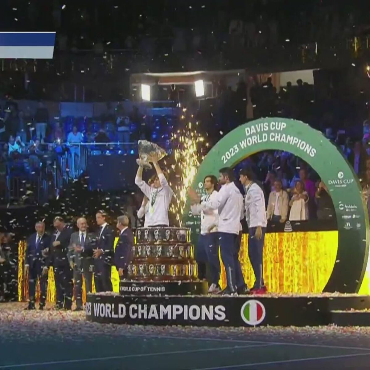 Il trionfo di Davis: la festa degli azzurri