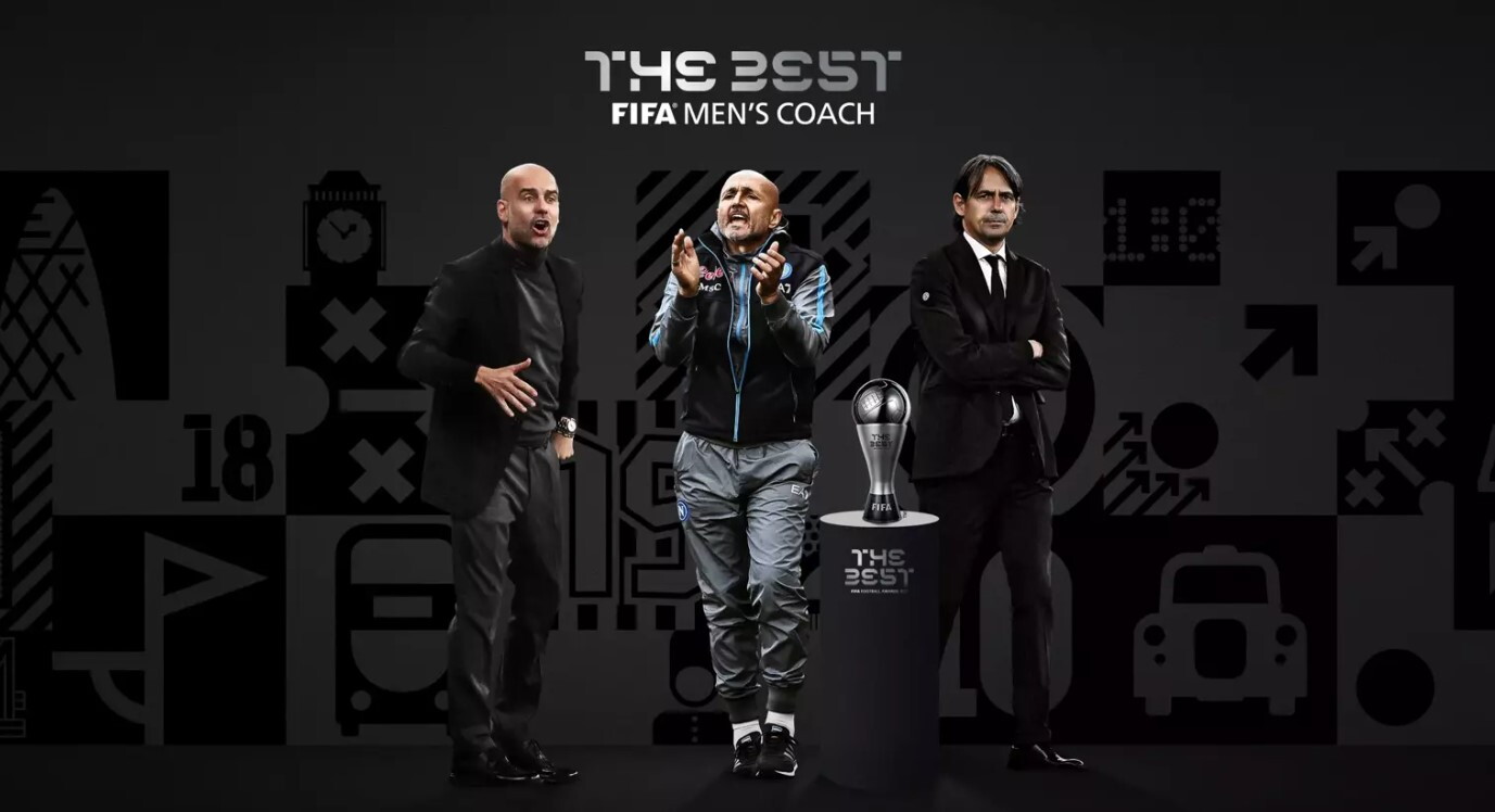 FIFA "The Best coach": Guardiola, Inzaghi e Spalletti si giocano il titolo
