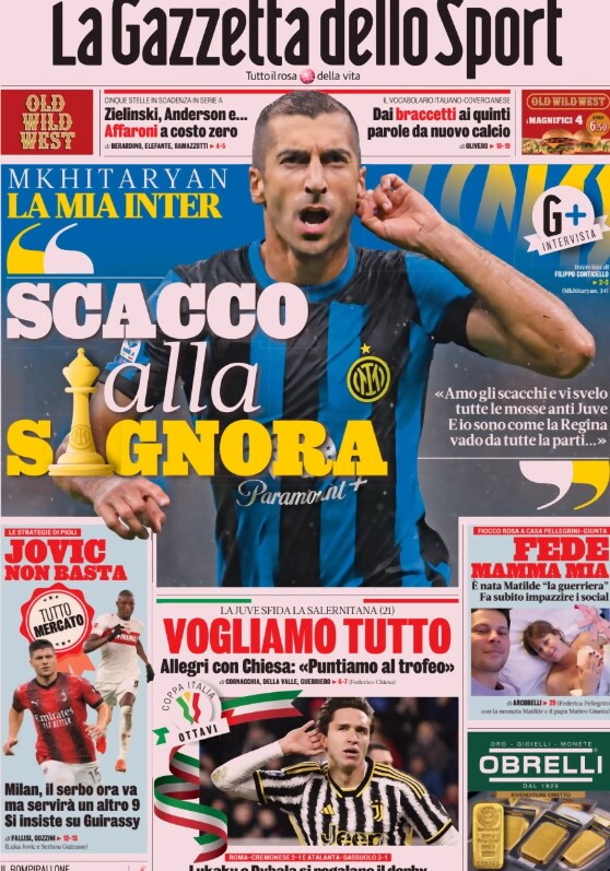 I giornali del 4 gennaio 2024