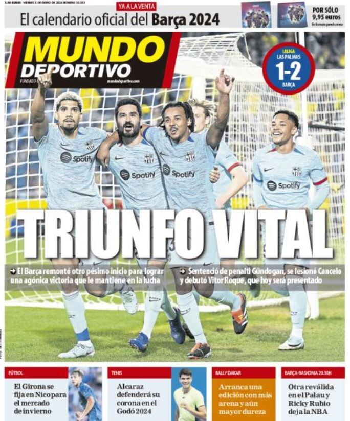 I giornali del 5 gennaio 2024