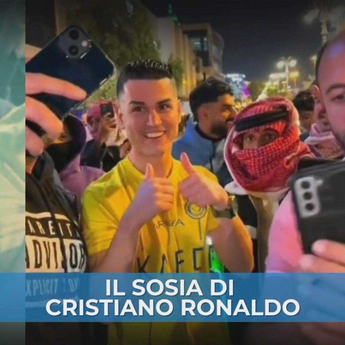 Il sosia di Cristiano Ronaldo è una star