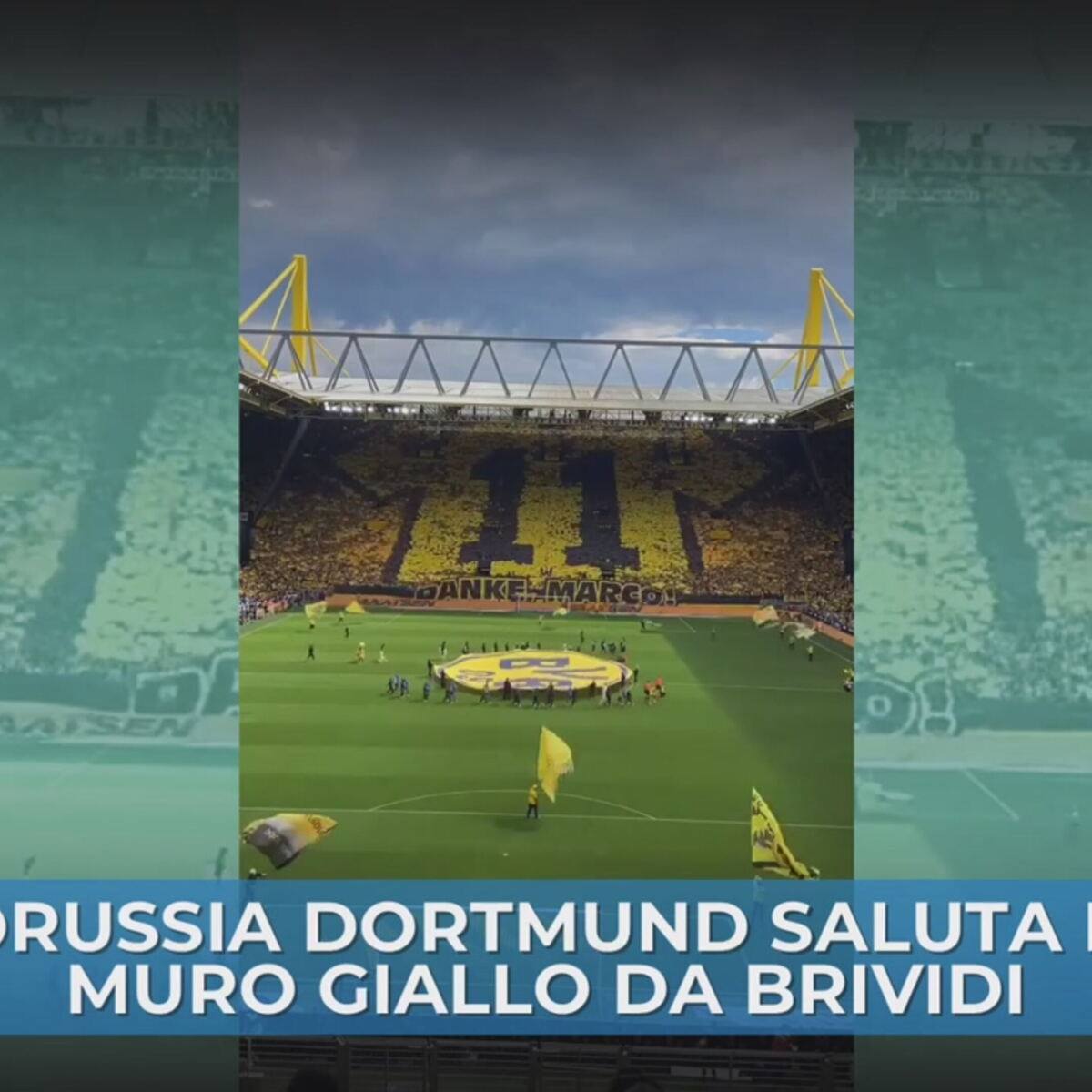 Il Borussia Dortmund saluta Reus. Muro giallo da brividi | Video ...