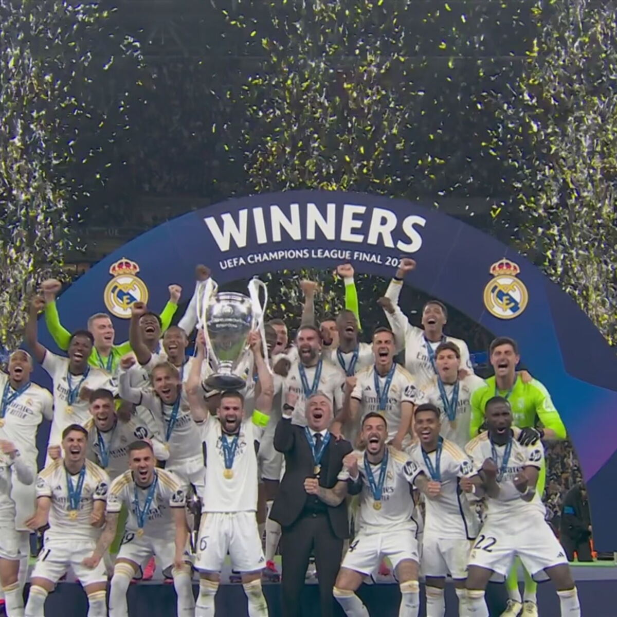 Il Real Madrid vince la Champions League: la cerimonia della ...