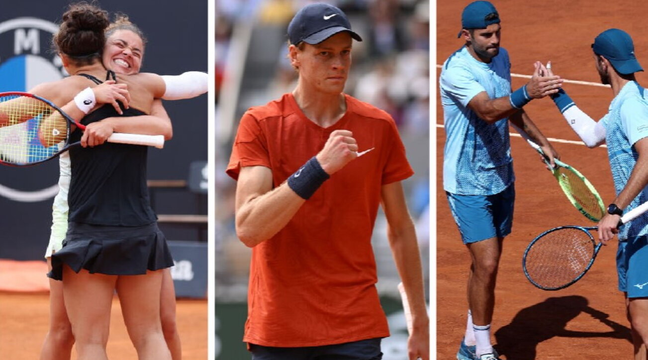Il Roland Garros d'oro del tennis italiano: tre finali e Sinner numero ...