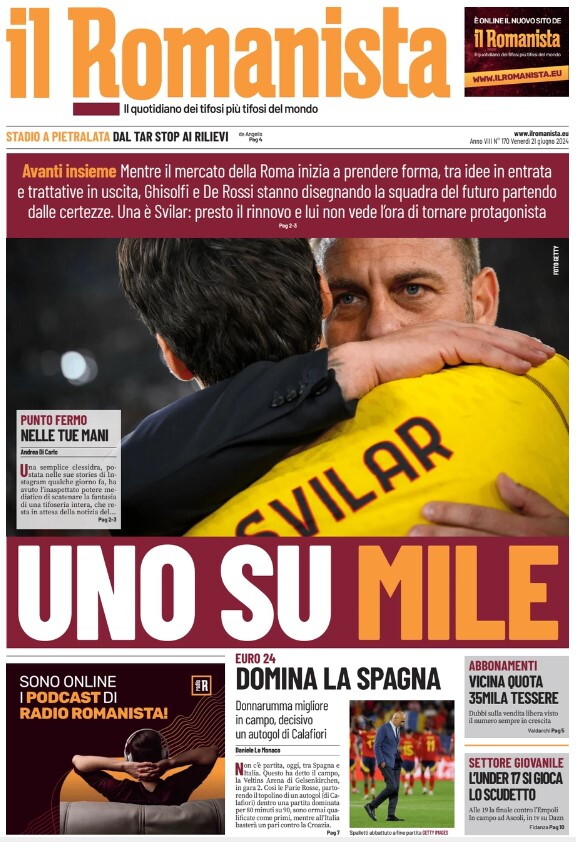 I giornali del 21 giugno 2024