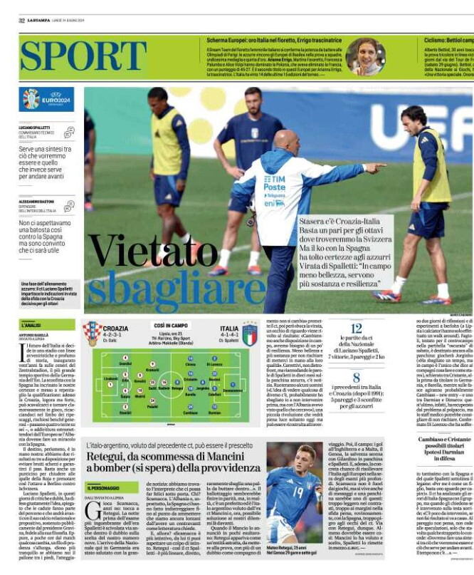 I giornali del 24 giugno 2024